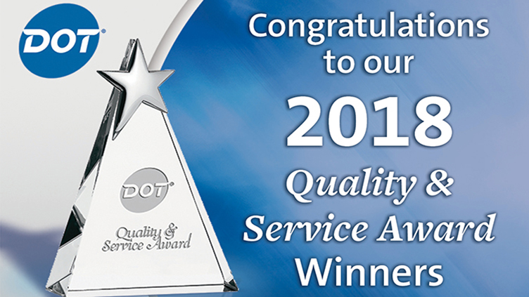 2018 Quality and Service Award Winners | Dot Foods