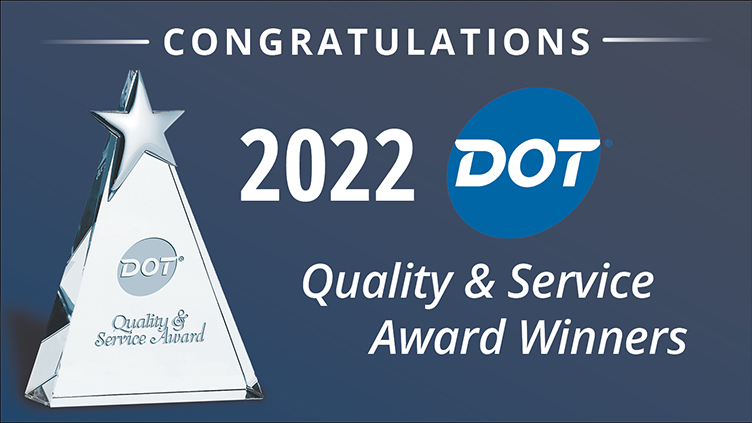 2022 Quality & Service Award Winners | Dot Foods