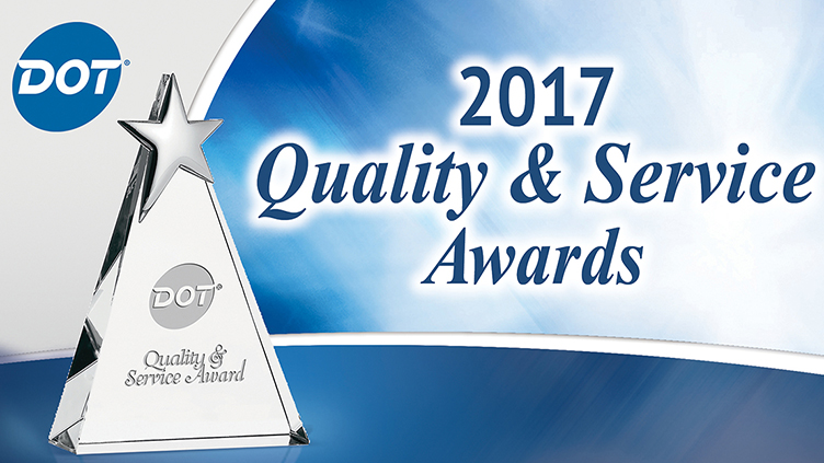 Dot Reveals Winners of 2017 Quality and Service Award
